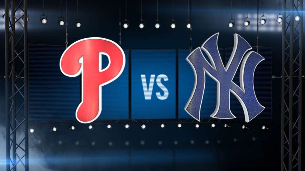 6/22/15: Phillies break out in win over Yankees - YouTube