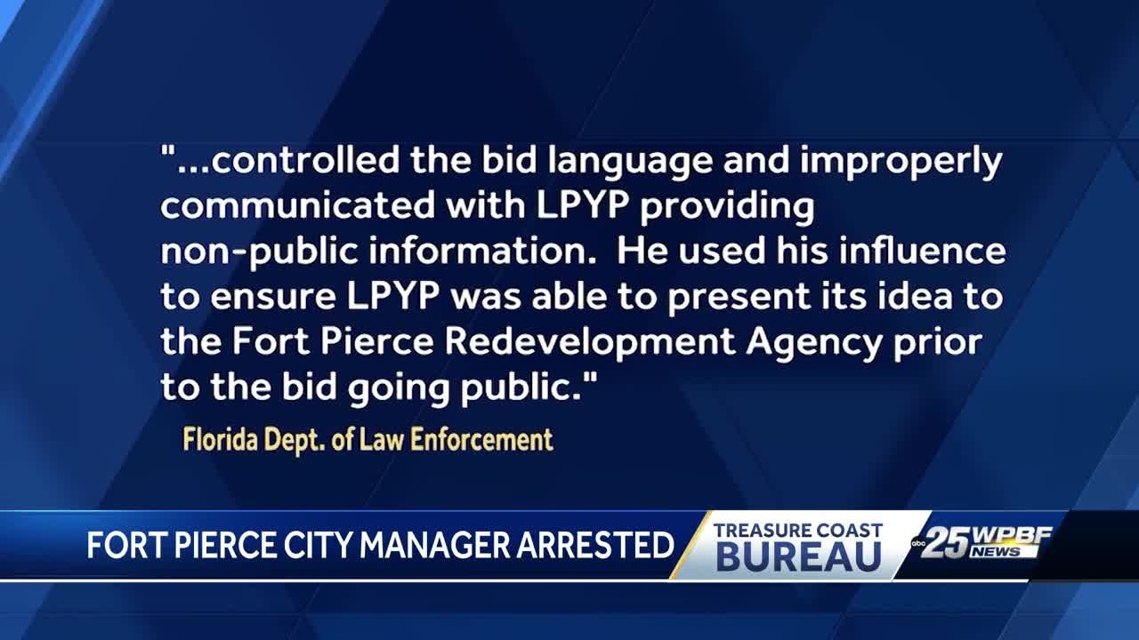 Fort Pierce City Manager Nicholas Mimms arrested on charges of bid ...