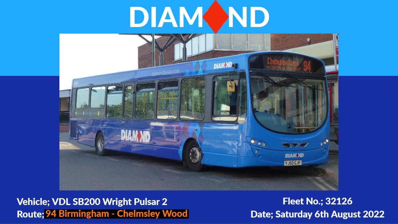 Diamond (Ex Claribels) | VDL SB200 Wright Pulsar 2 | 32126 (YJ60GJF ...