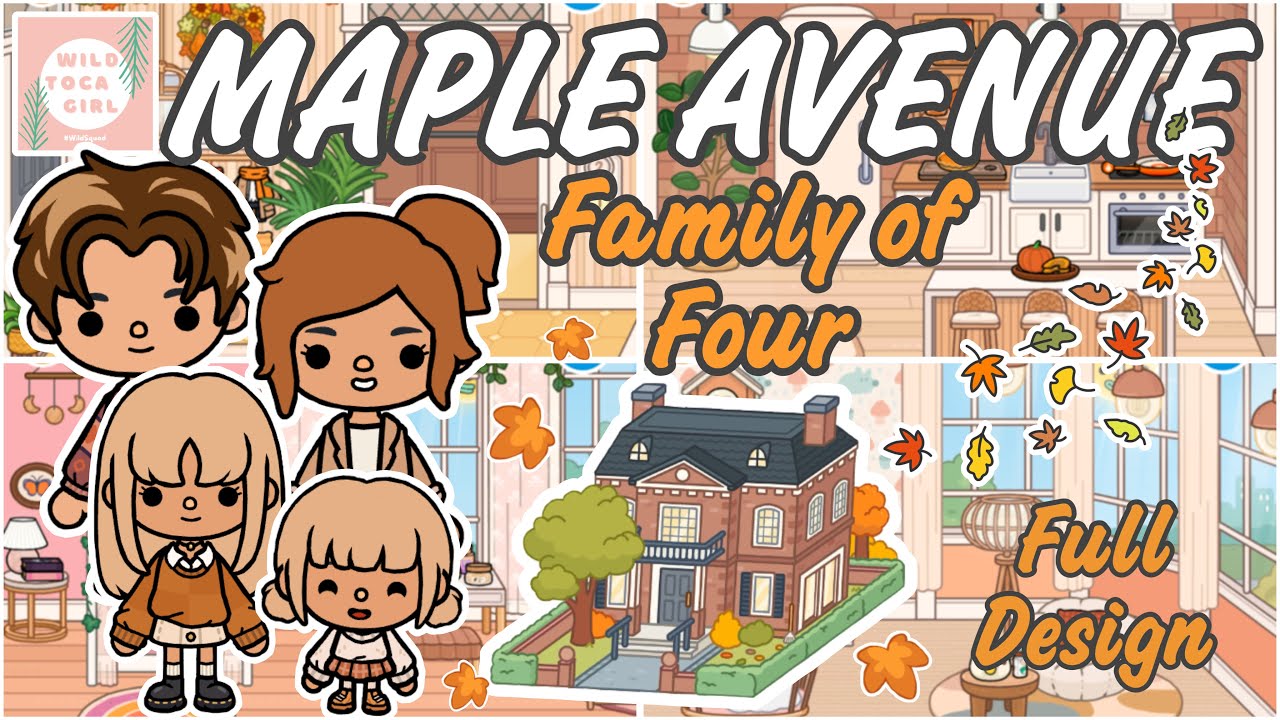 NEW MAPLE AVENUE 🍁 FULL DESIGN 🏠🍂🤎 TOCA BOCA WORLD 🌍 - YouTube