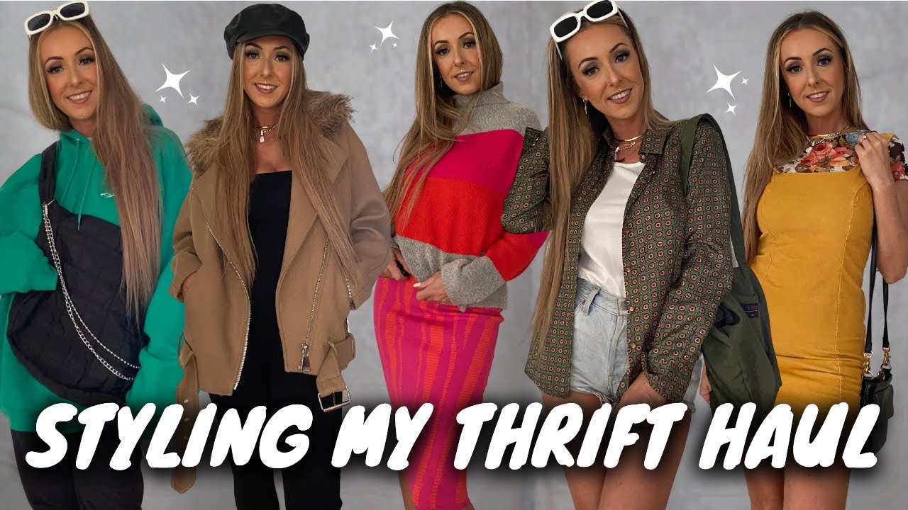THRIFTED FALL OUTFITS | STYLING MY THRIFTED FALL WARDROBE - YouTube