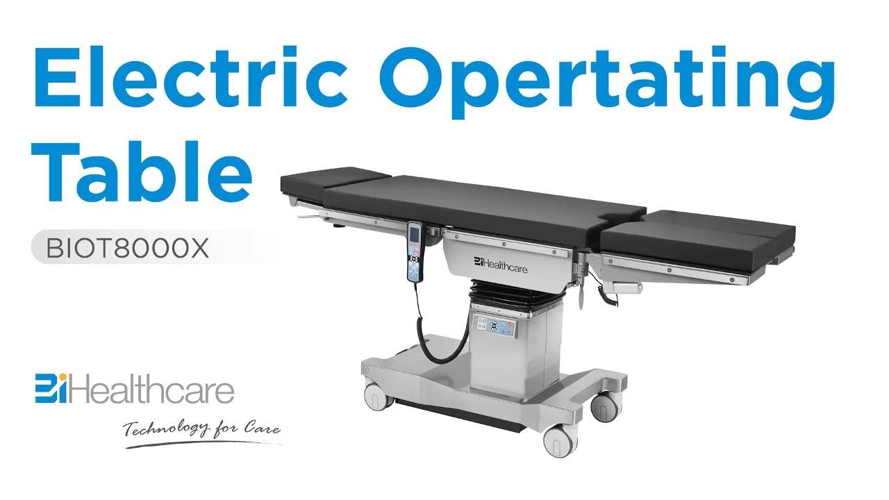 Introduction Video Operating table BIOT8000X BiHealthcare - YouTube