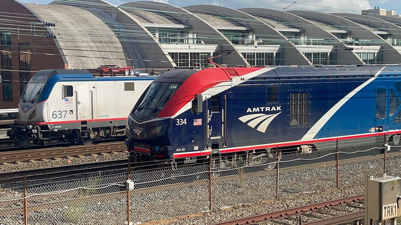 Brand-New Amtrak ALC-42 on the Capitol Limited - YouTube