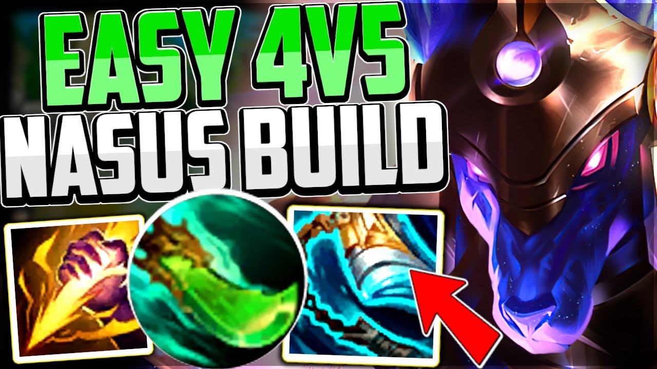NASUS WAS MADE FOR THIS (4v5 CARRY BUILD) Nasus Jungle Season 13 League ...