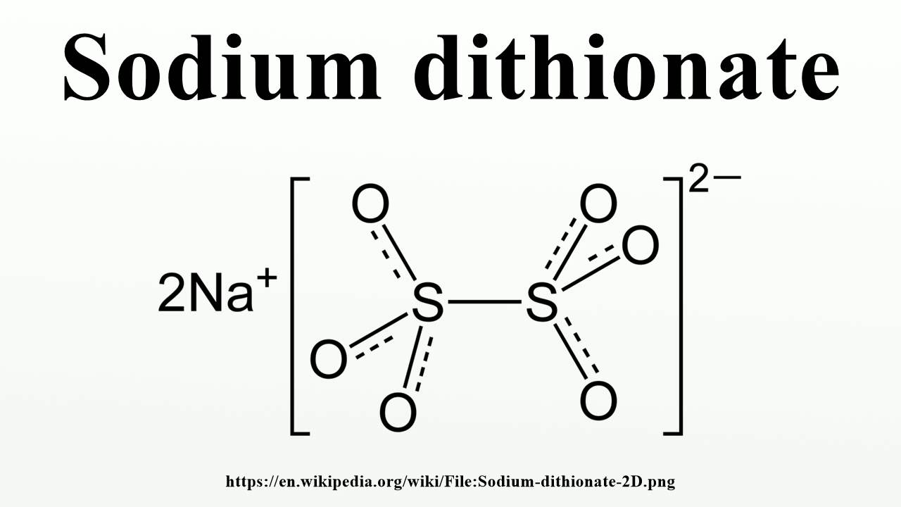 Sodium dithionate - YouTube
