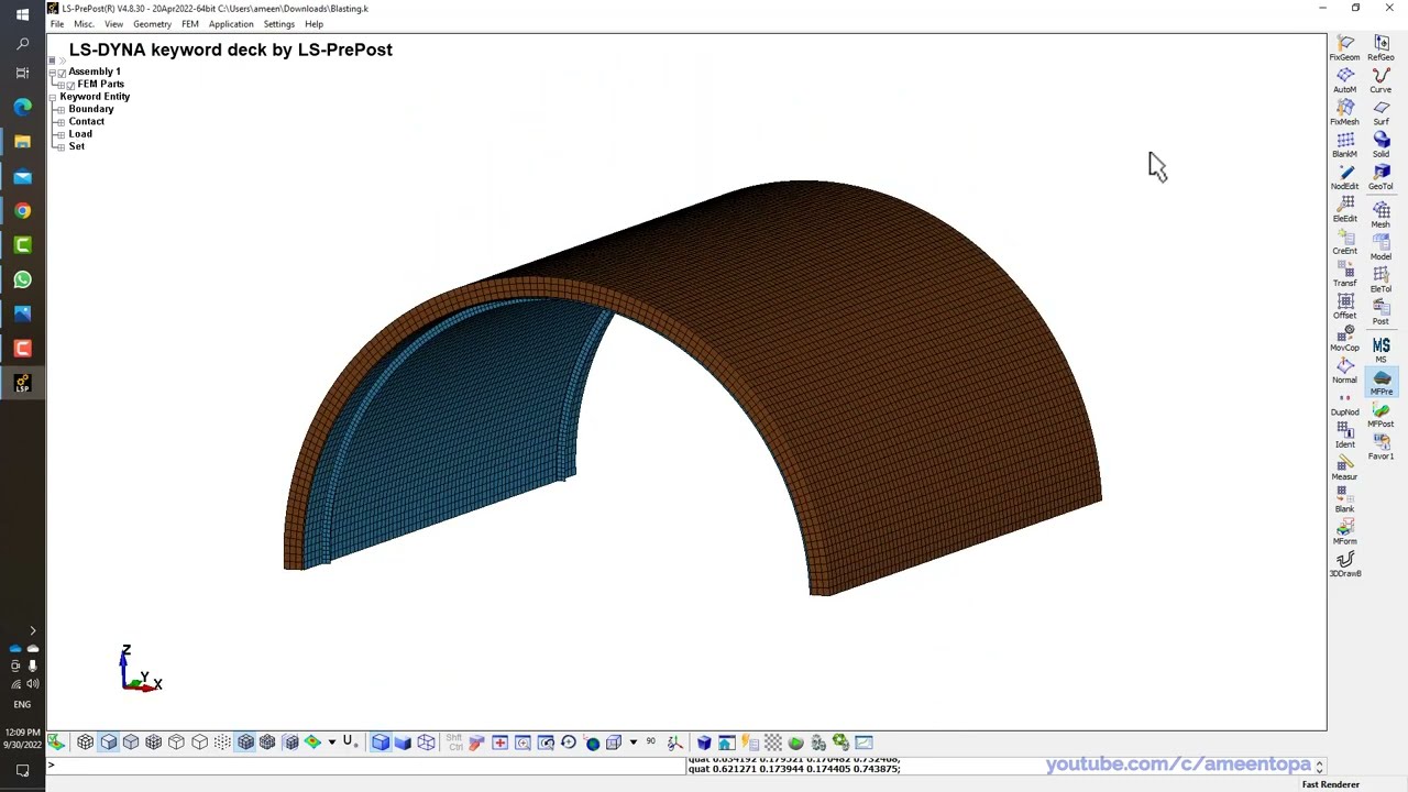 Ribs Reinforcements of Cylindrical Shell - YouTube