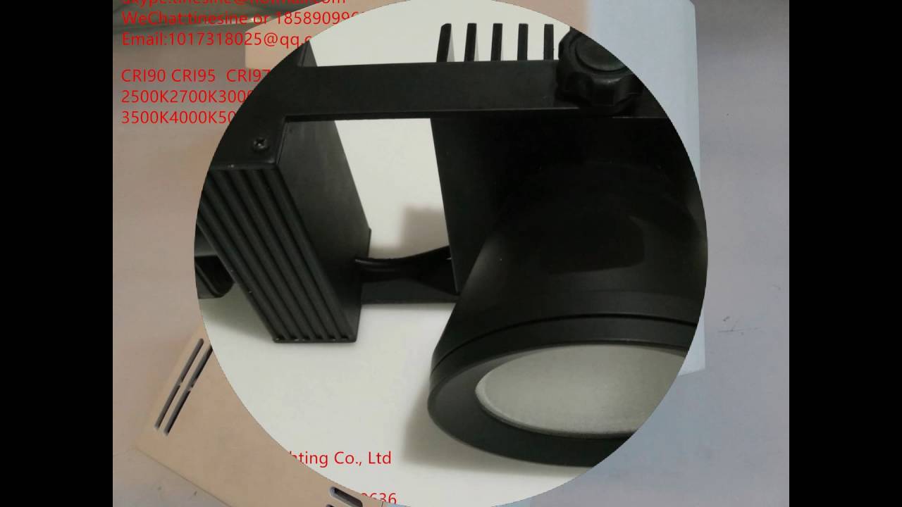 LED light with high R9 CRI97 LED tracklight CCT can customized ...