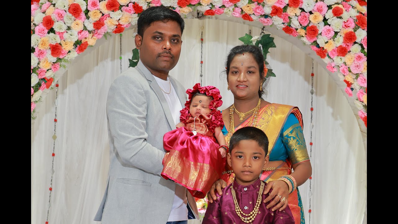DHRUVI 21 DAYS FUNCTION DAD'S LITTLE PRINCESS WELL COME TO YADI FAMILY ...