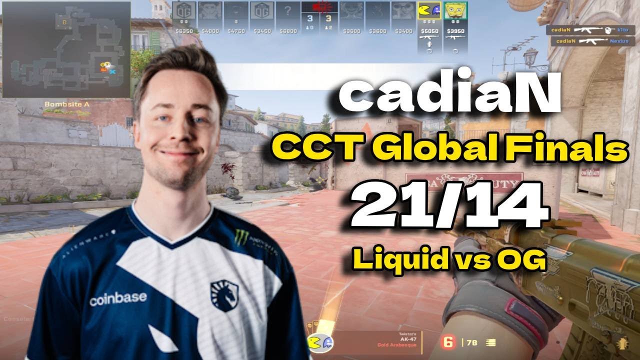 CS2 POV Liquid cadiaN (21/14) vs OG (Inferno) @ CCT Global Finals 2024 ...