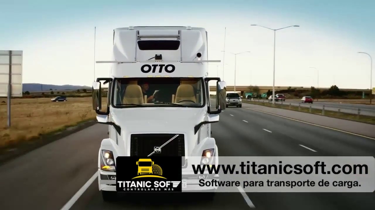 Primer camión que se conduce solo de UBER - HD. - YouTube