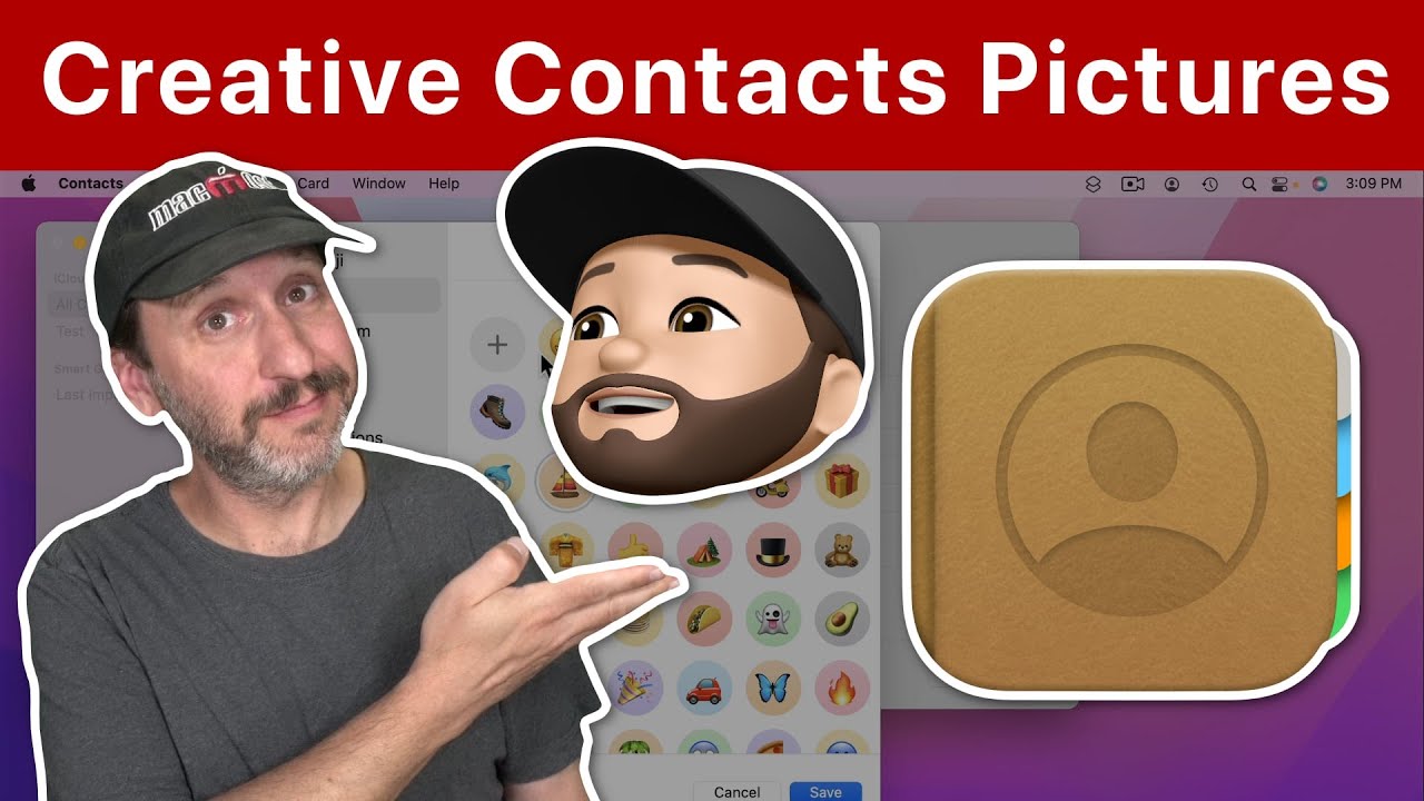 9 Ways To Create Contacts Pictures On a Mac - YouTube