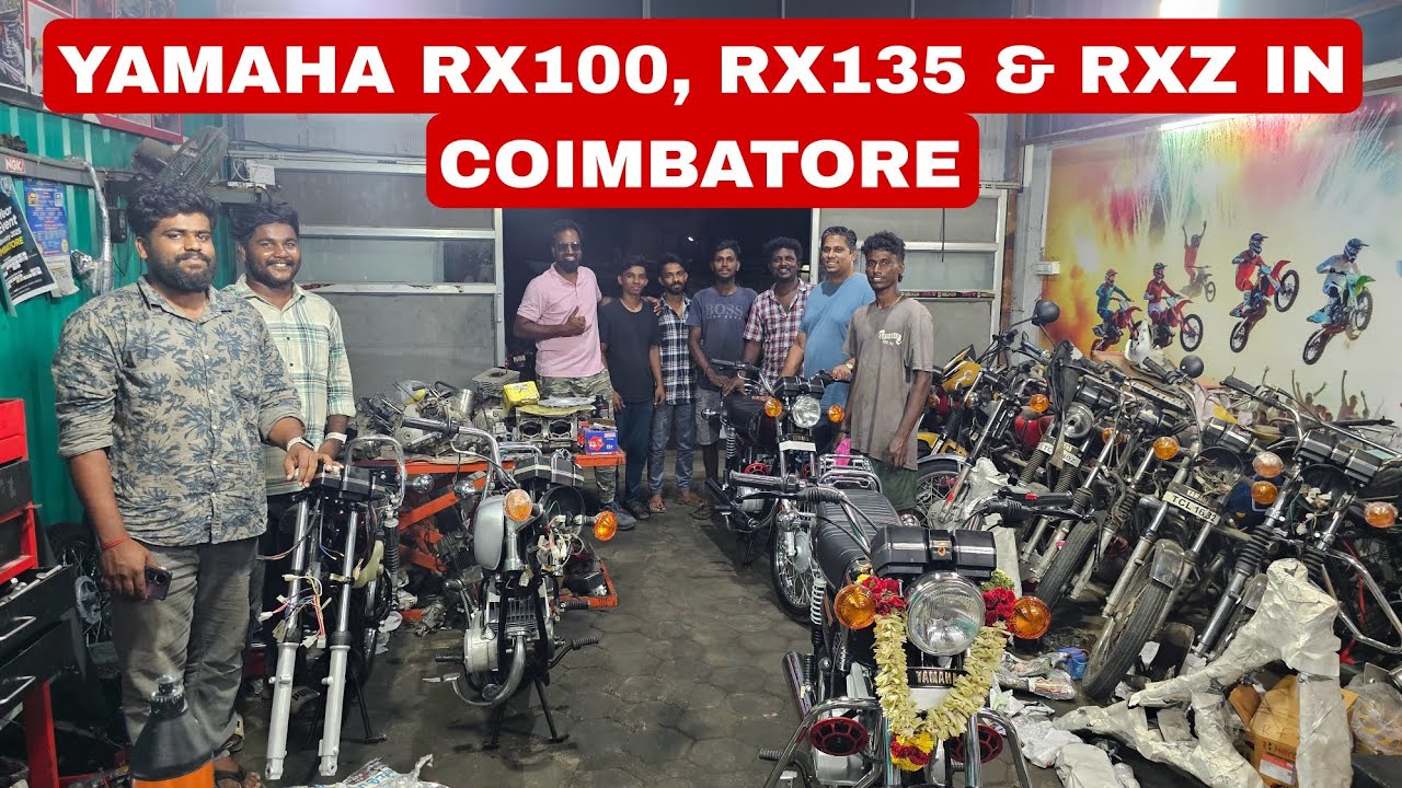 YAMAHA RX100, RX135 & RXZ RESTORATION & SERVICE IN COIMBATORE | MMR ...