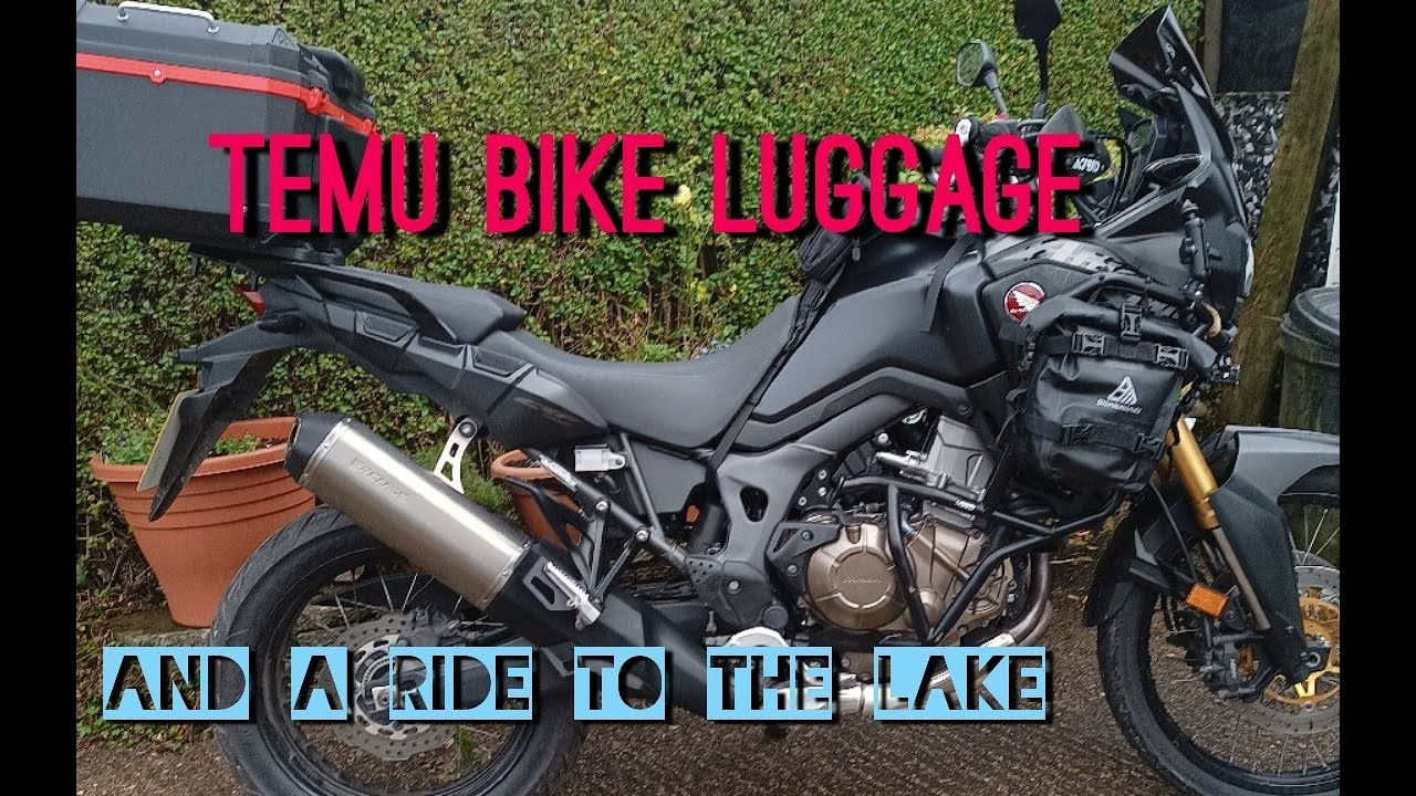 Temu bike luggage - YouTube