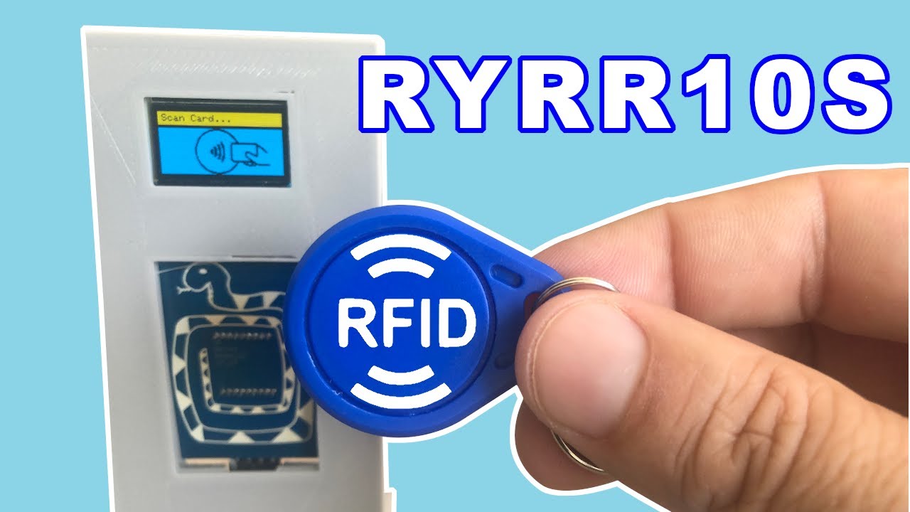 How to use RYRR10S RFID module from Reyax with Arduino - YouTube