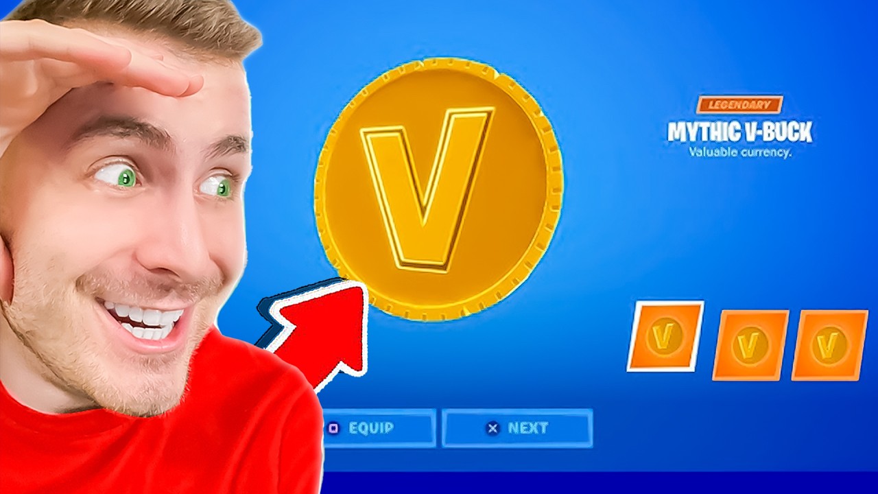 NAŠEL JSEM MYTICKOU GOLD VBUCK COIN!! - YouTube