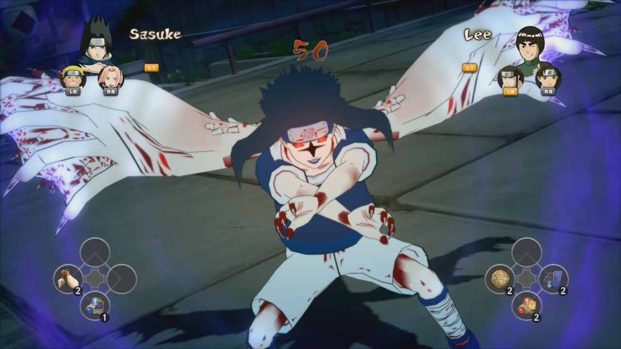Naruto Storm 3: Full Burst - Mods - Battle Damaged Sasuke vs Rock Lee ...