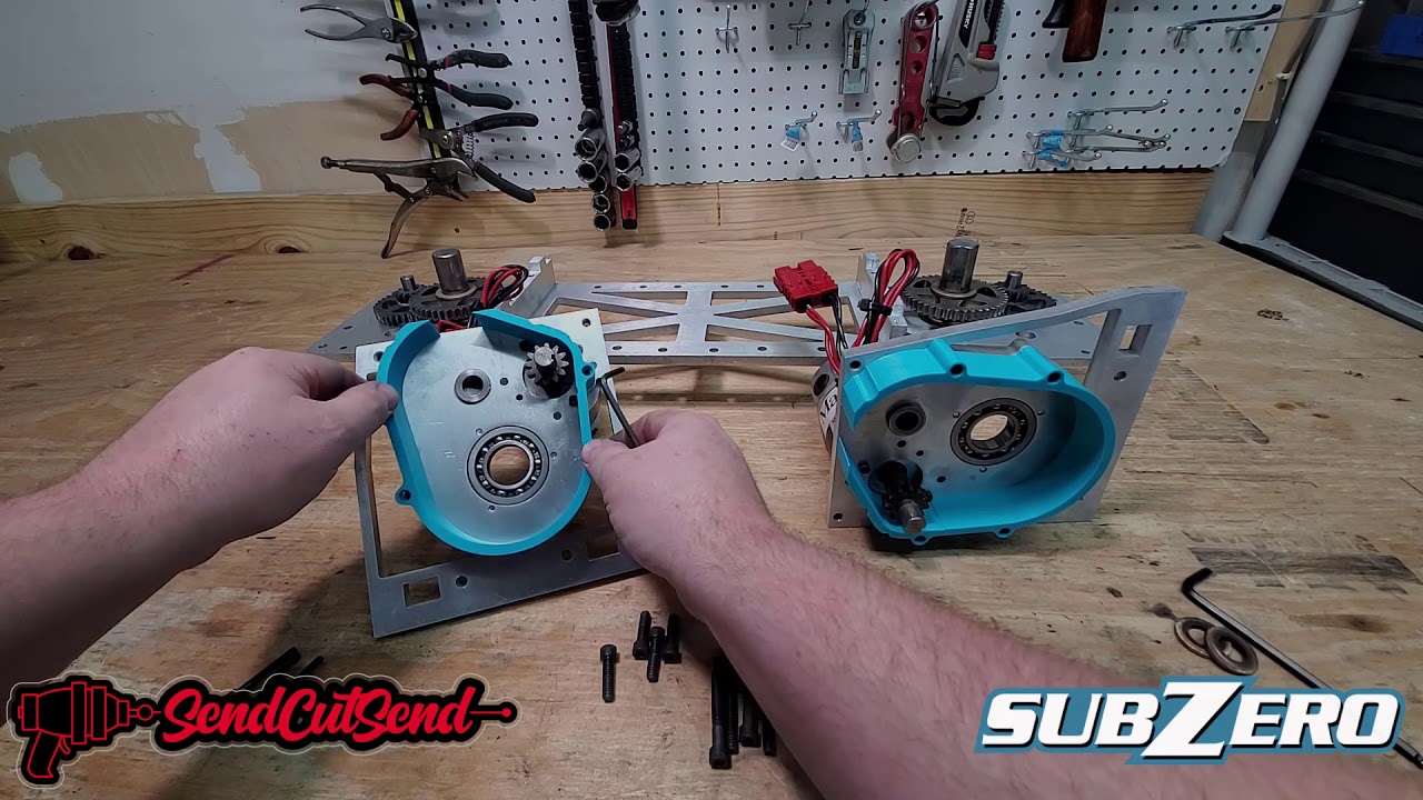 SubZero SendCutSend Drive Train Build - YouTube