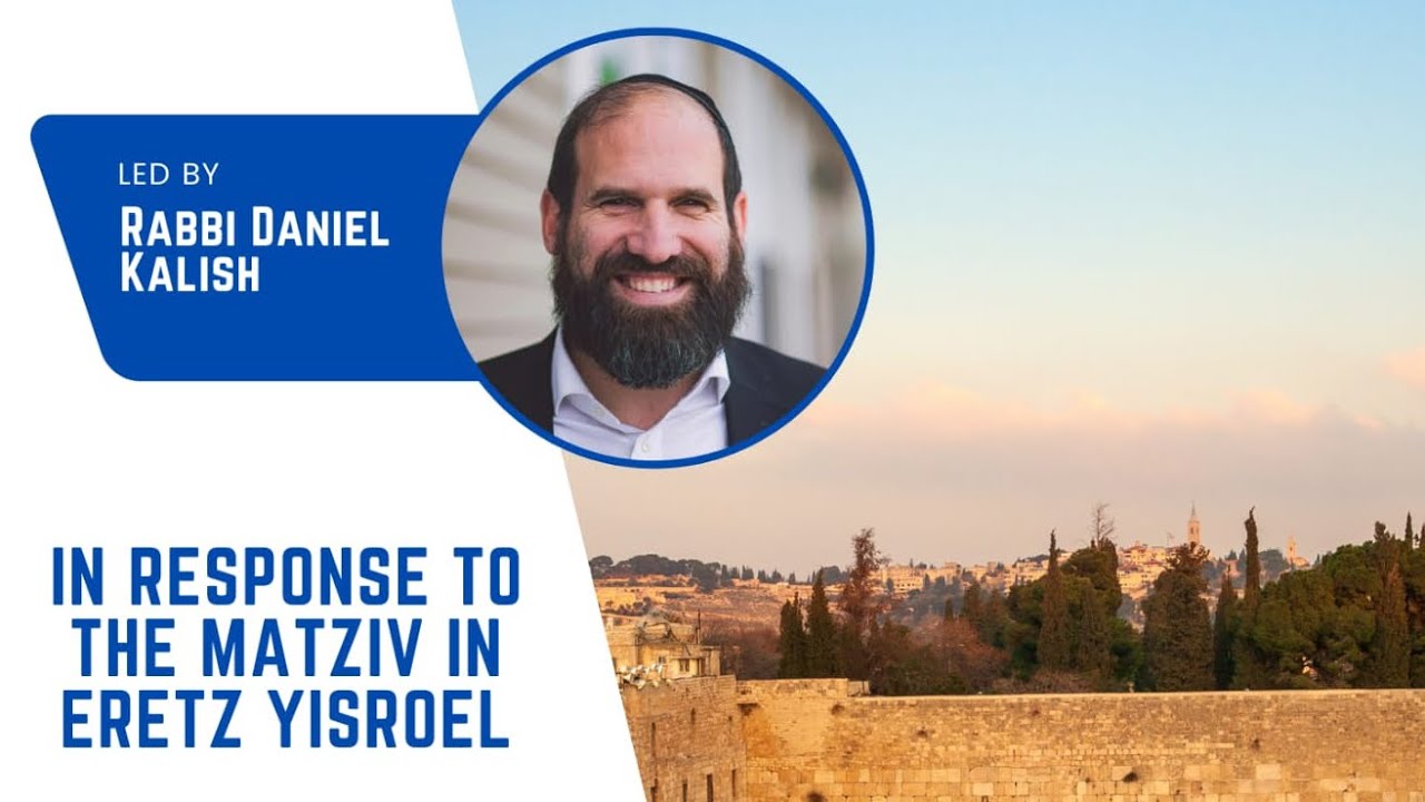 Rabbi Daniel Kalish Night of Chizuk in the 5 towns for the situation in ...