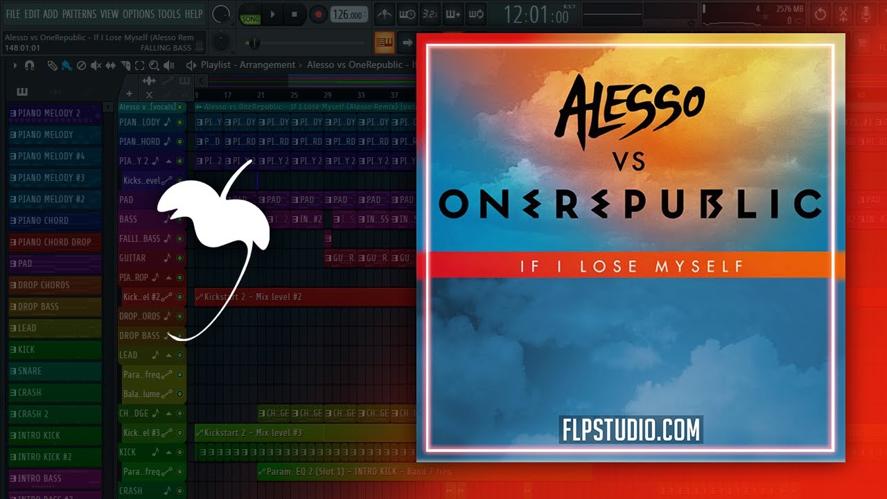 Alesso vs OneRepublic - If I Lose Myself Alesso Remix (FL Studio Remake ...