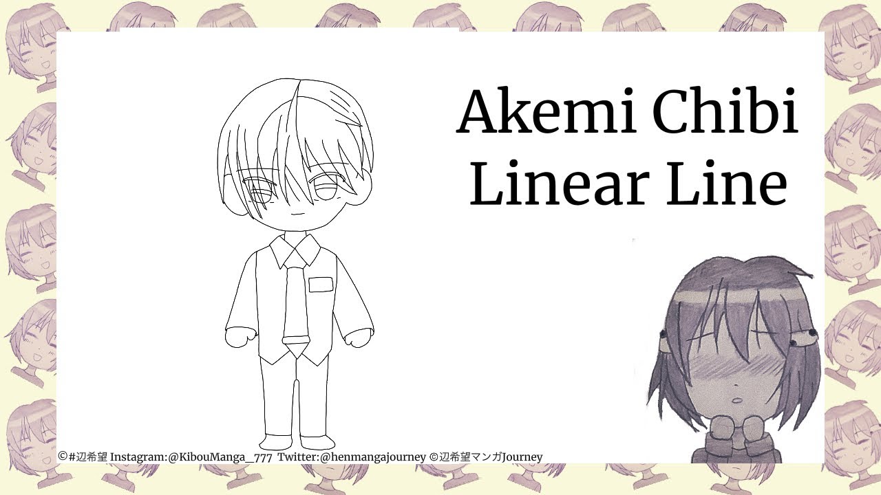 [HenKibouMangaChibi] Akemi Chibi Linear Line - YouTube