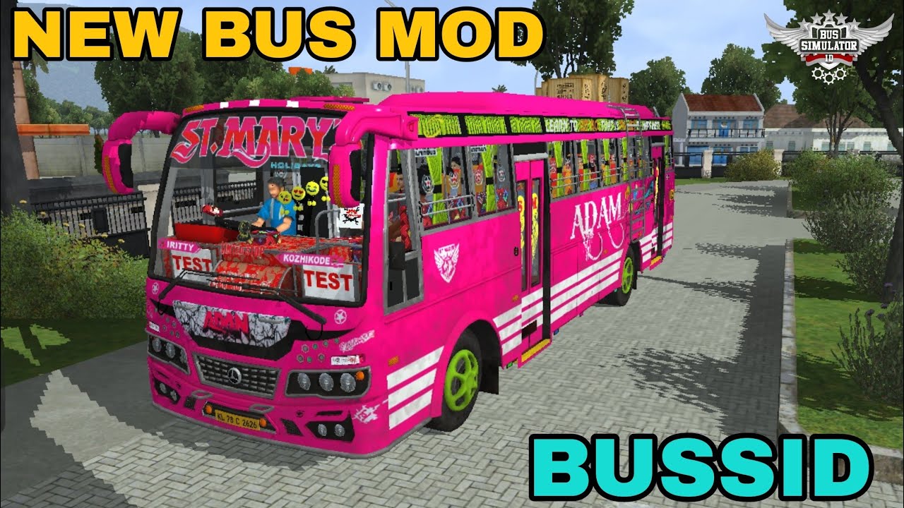 NEW BUS MOD FOR BUSSID | DVN COACH BUS | BUS SIMULATOR INDONESIA - YouTube