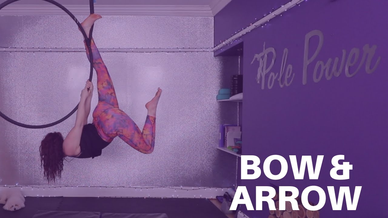 Aerial Hoop Tutorial - Bow & Arrow - Live Lesson - YouTube