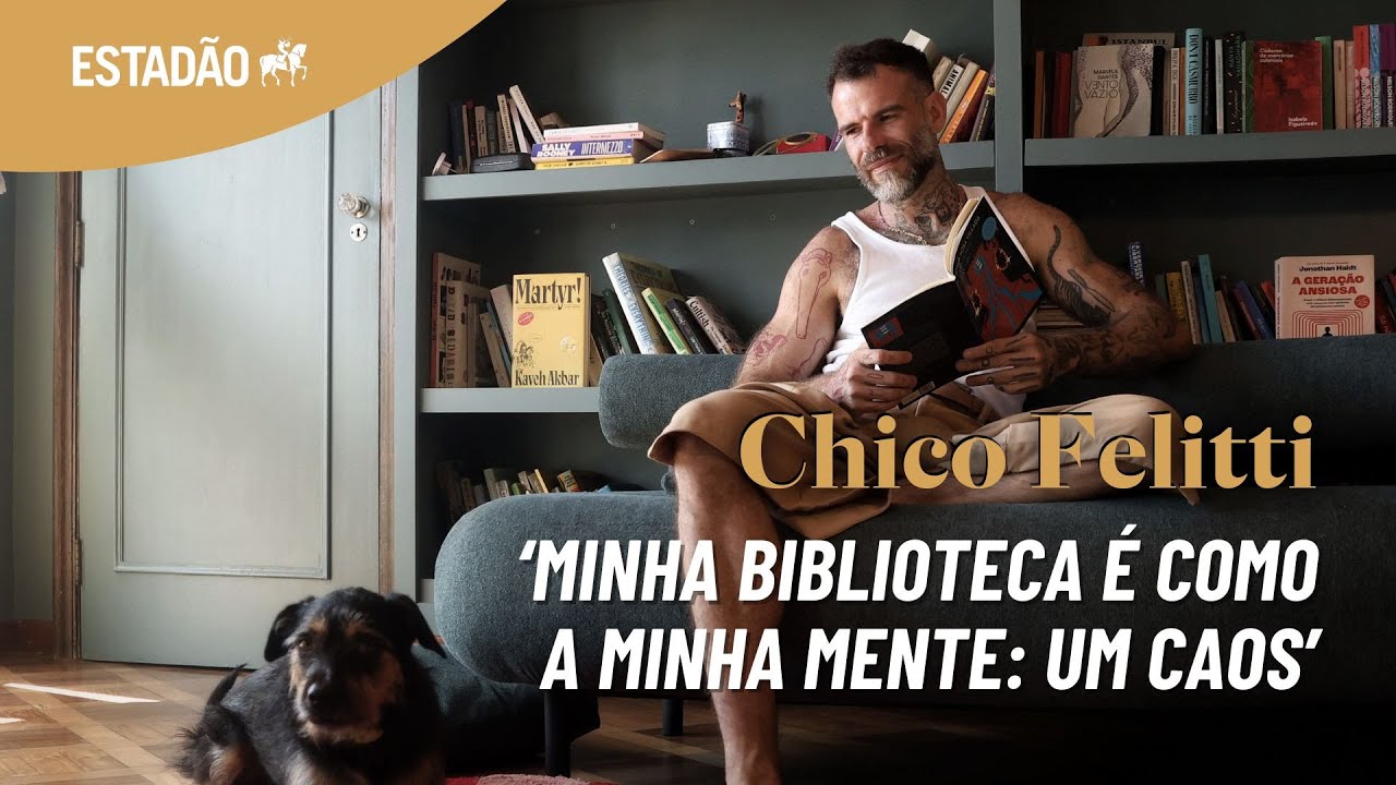 CHICO FELITTI abre sua biblioteca: 'Empresto meus LIVROS preferidos e ...