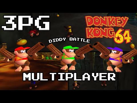 3PG: Donkey Kong 64 Multiplayer - YouTube