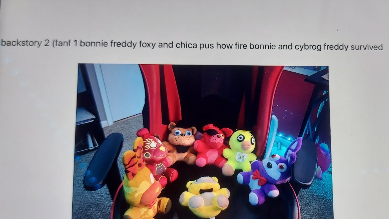 Backstory 2 (fanf 1 Bonnie,freddy,chica and foxy plus how fire Bonnie ...