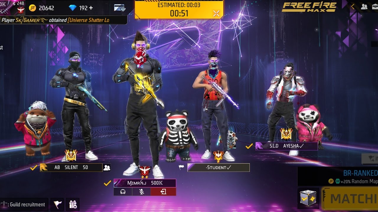 AK47😱 Draco Ek Sath Dono Ko headshot laga - YouTube