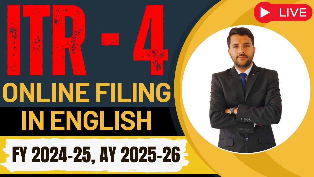 ITR 4 Filing in English Online AY 2024-25 FY 2023-24 , Justify All ...