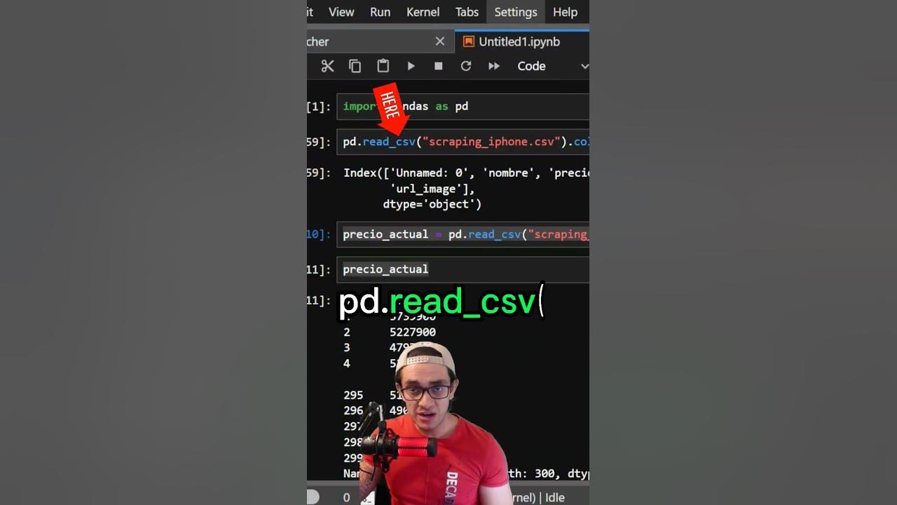 Pandas Series En Python Pythonpandas Python Programacion Analisisdedatos Youtube
