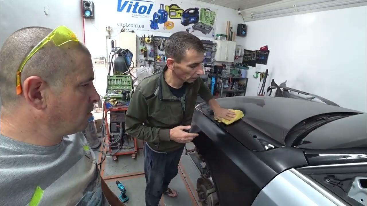 Audi Q5. ПОдгонка крыла. Рихтовка двери. и т.д - YouTube