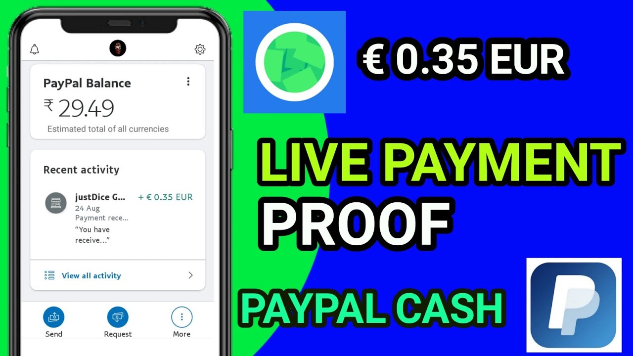 Free PayPal Cash earning app payment proff |Money well Payment Proof ...