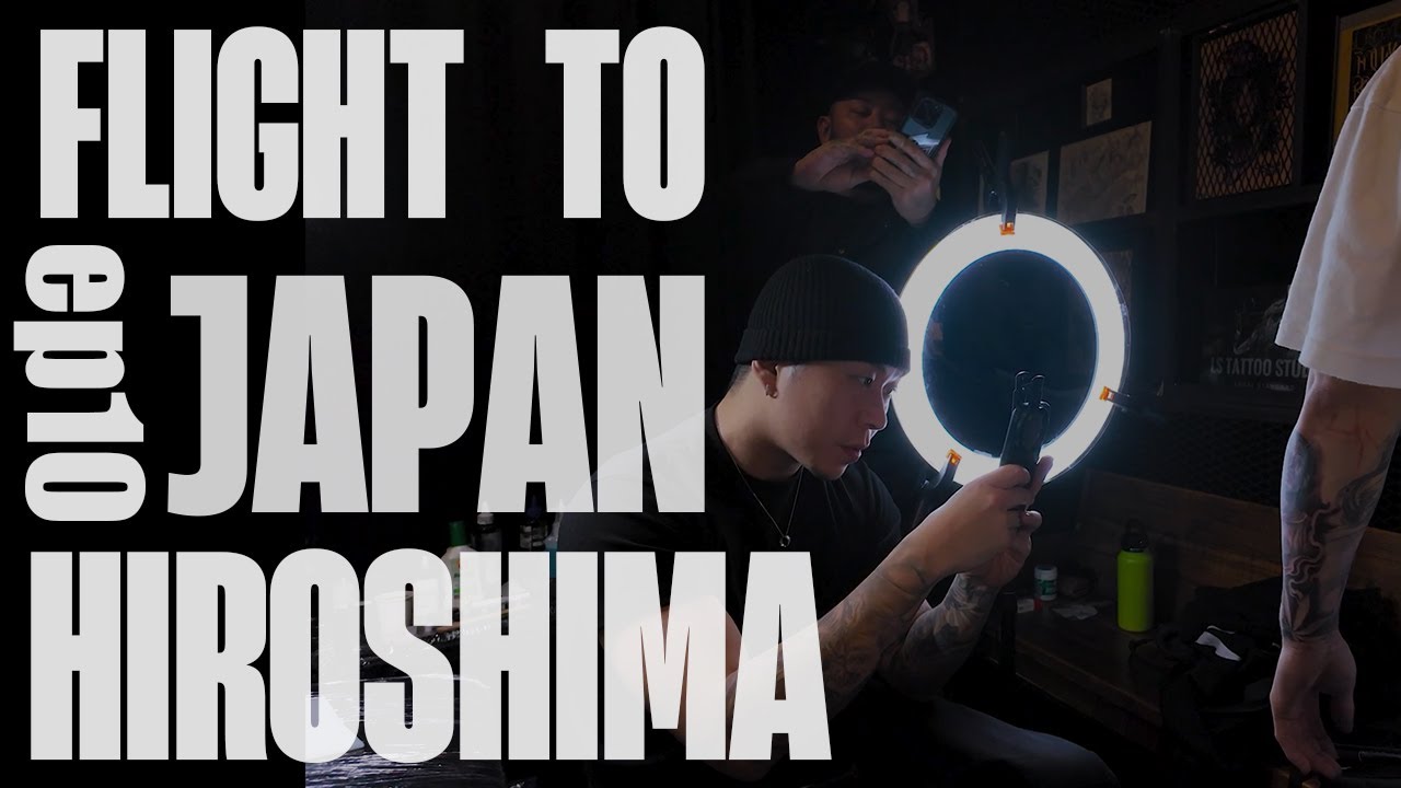 FLIGHT TO JAPAN 🇯🇵 | First work in Hiroshima | LS TATTOO vlog, EP.10 ️ ...
