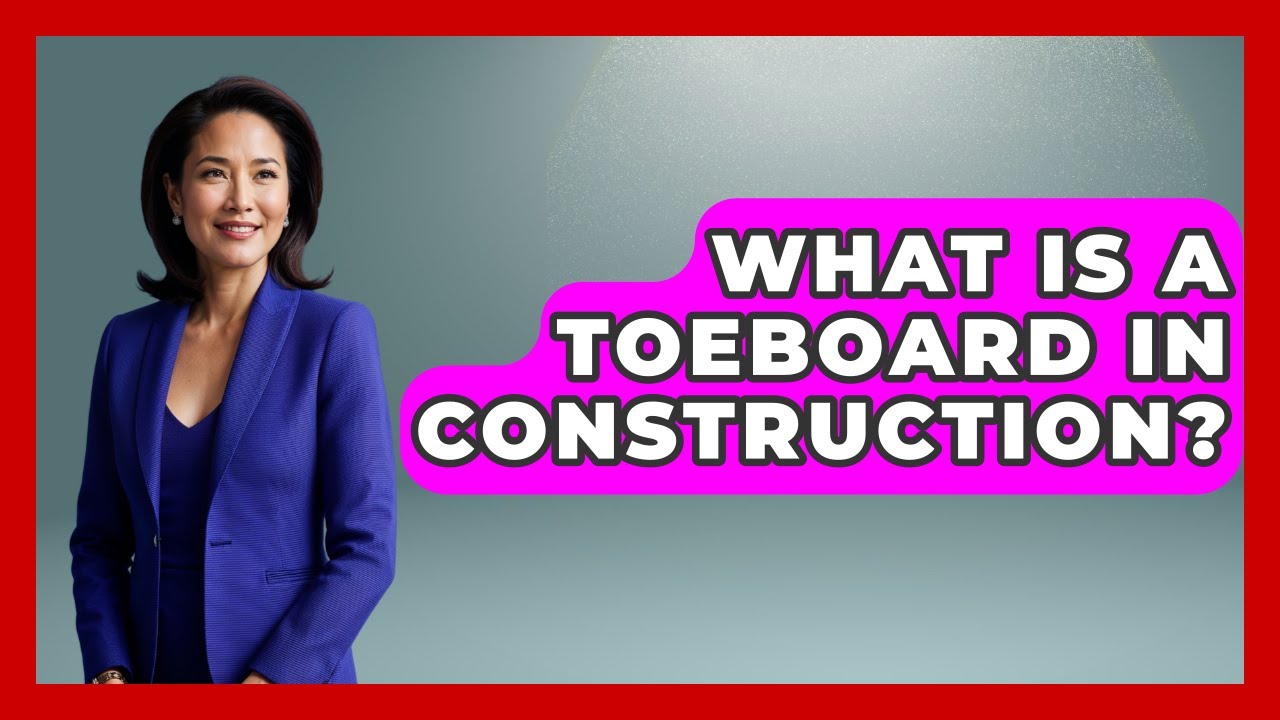 What Is A ToeBoard In Construction? - Civil Engineering Explained - YouTube