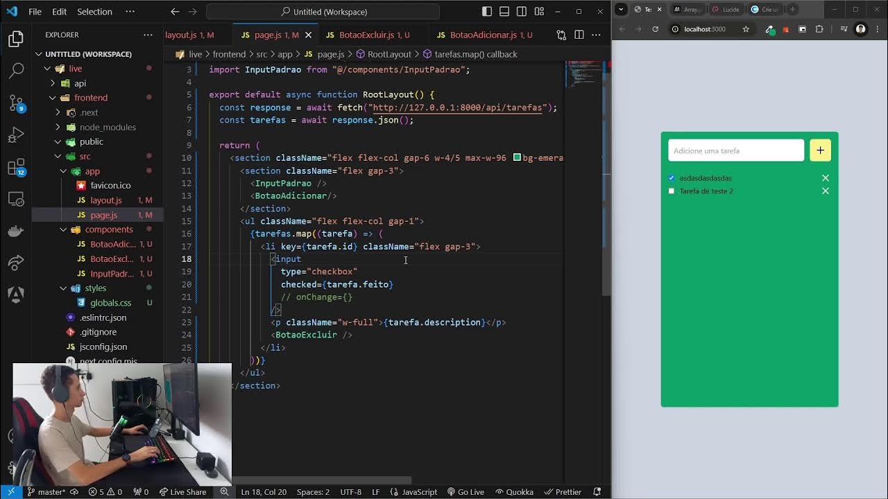 Desenvolvendo API com Laravel e consumindo com Next JS - YouTube