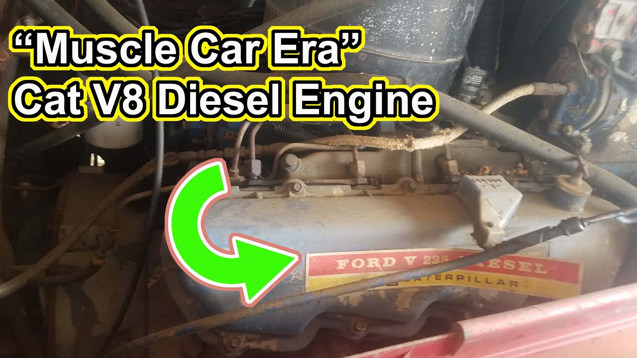 The Cat 1160 V8 Diesel Engine. The Cat 1100 series engine. - YouTube