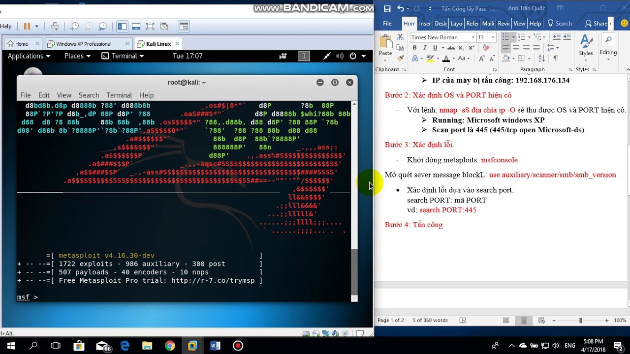 Lấy password login bằng Metasploit - YouTube