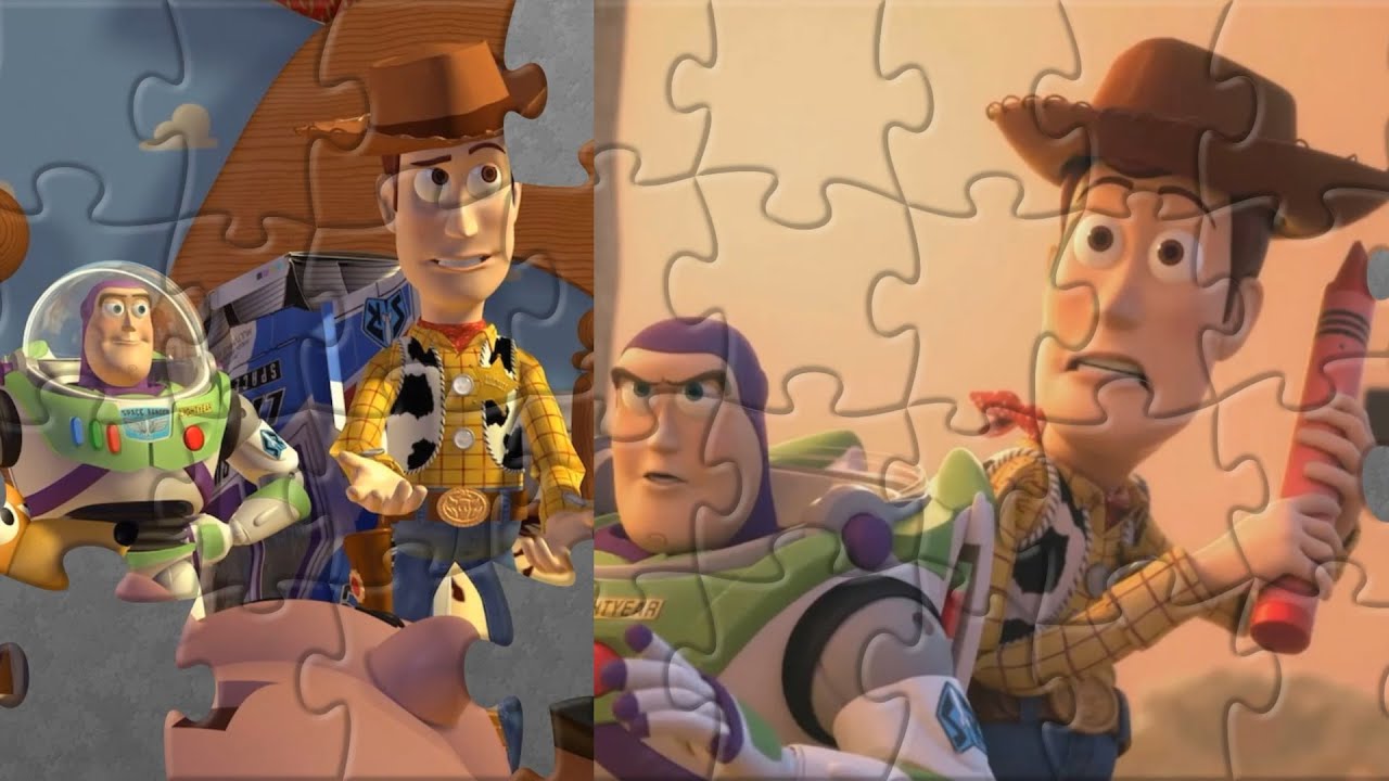 Puzzle For Kids - Toy Story - Woody and Buzz #kwameow #puzzles - YouTube