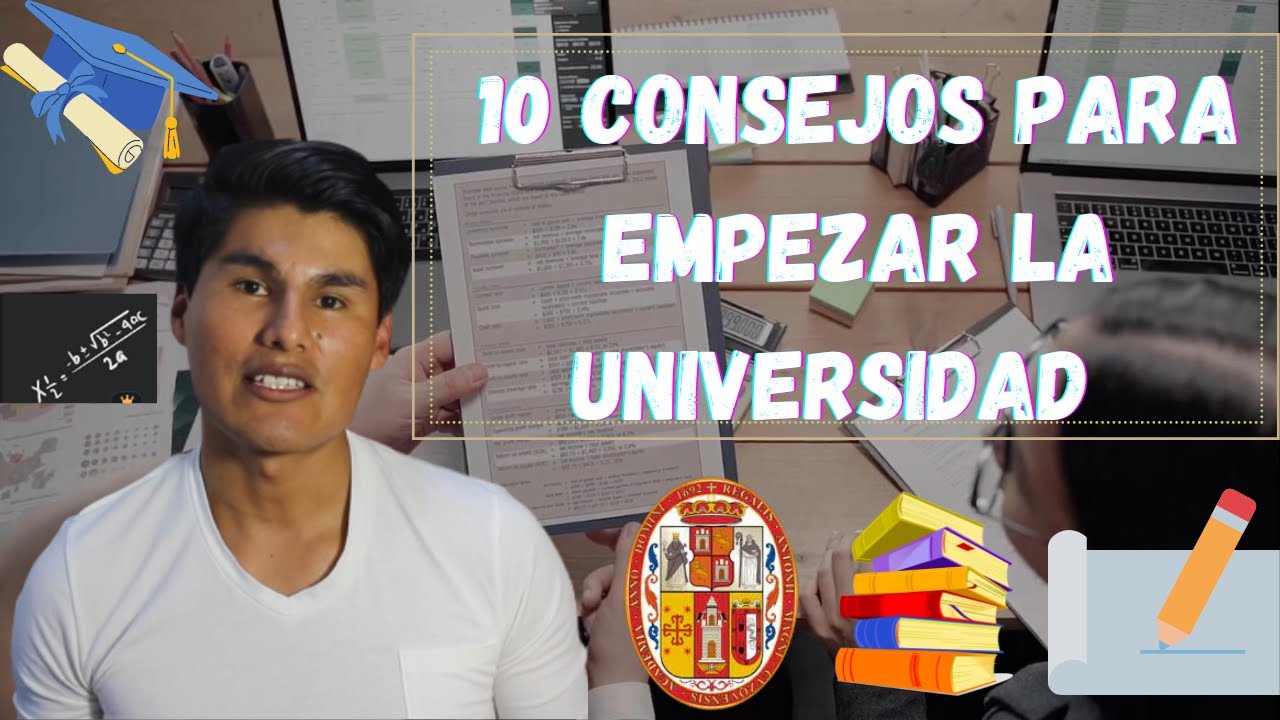 10 CONSEJOS para EMPEZAR la UNIVERSIDAD - YouTube