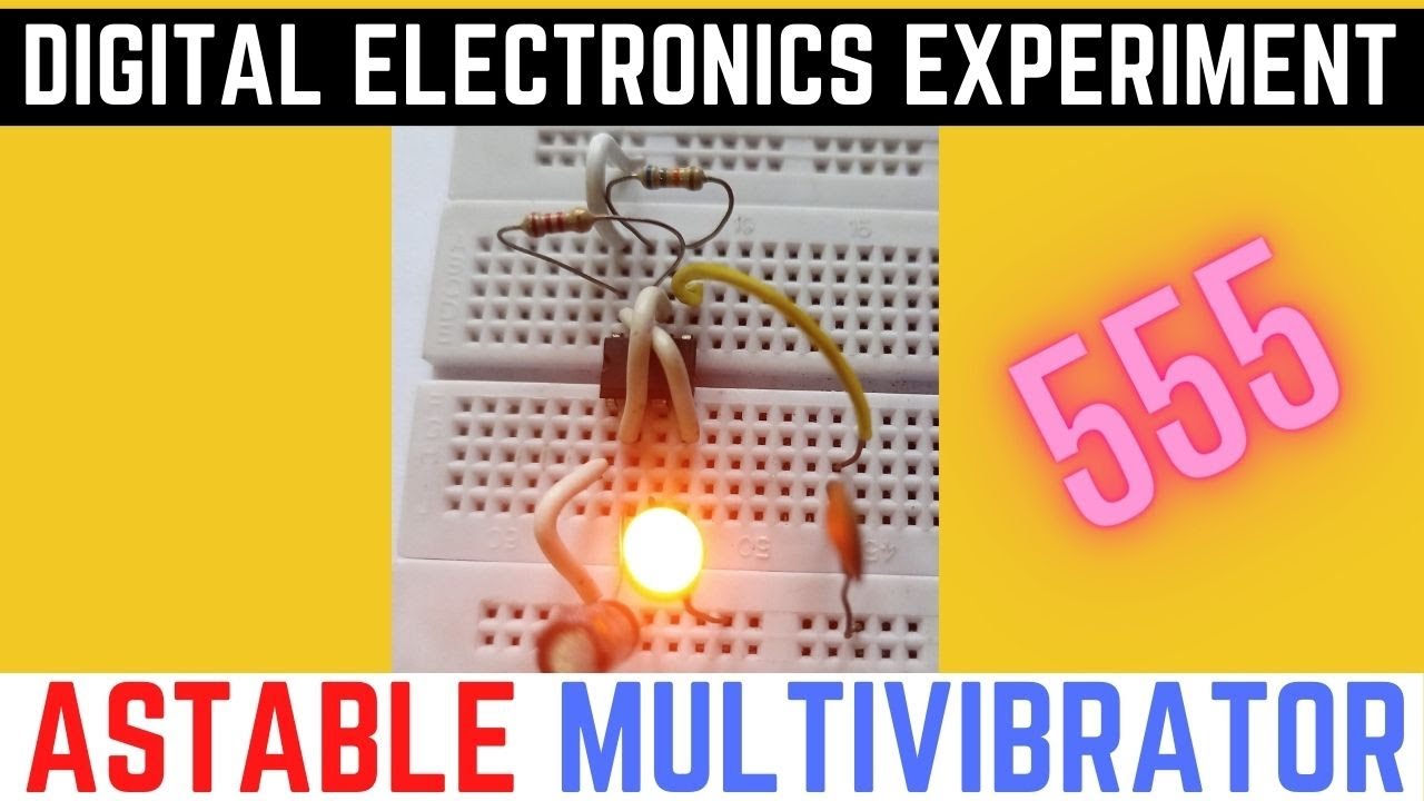 Astable Multivibrator Using 555 Timer IC Explain The Working Of