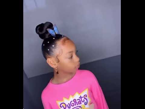 chignon facile pour enfant
