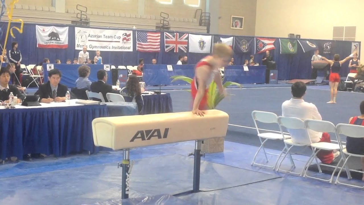 Sam Miller 2014 Azarian Cup Pommel (level 8) - YouTube