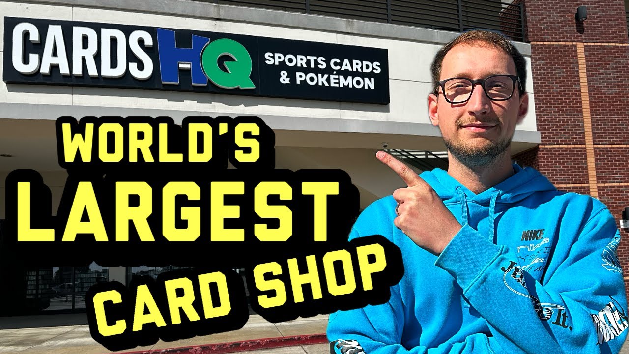 Visiting The World's Largest Trading Card Shop | Cards HQ - YouTube