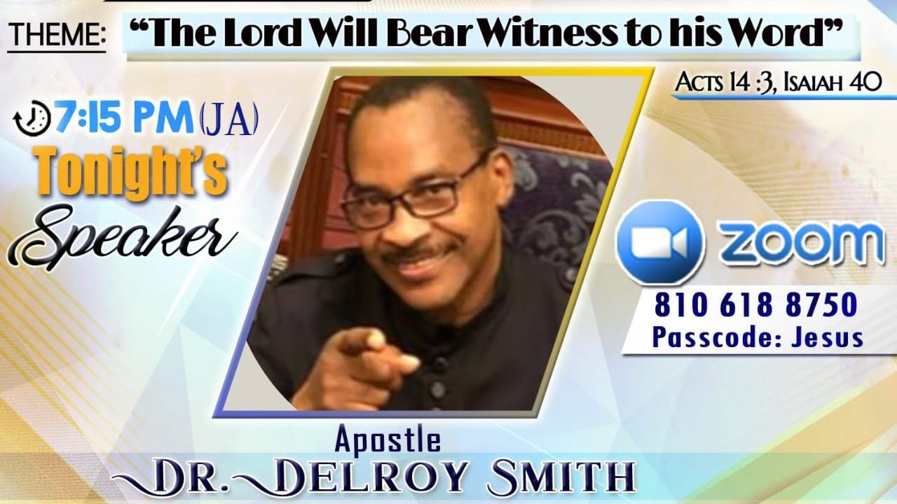 21 Days of Prayer & Fasting with Pastor Thomas and Lady Thomas | Speaker: Apostle Delroy Smith ...
