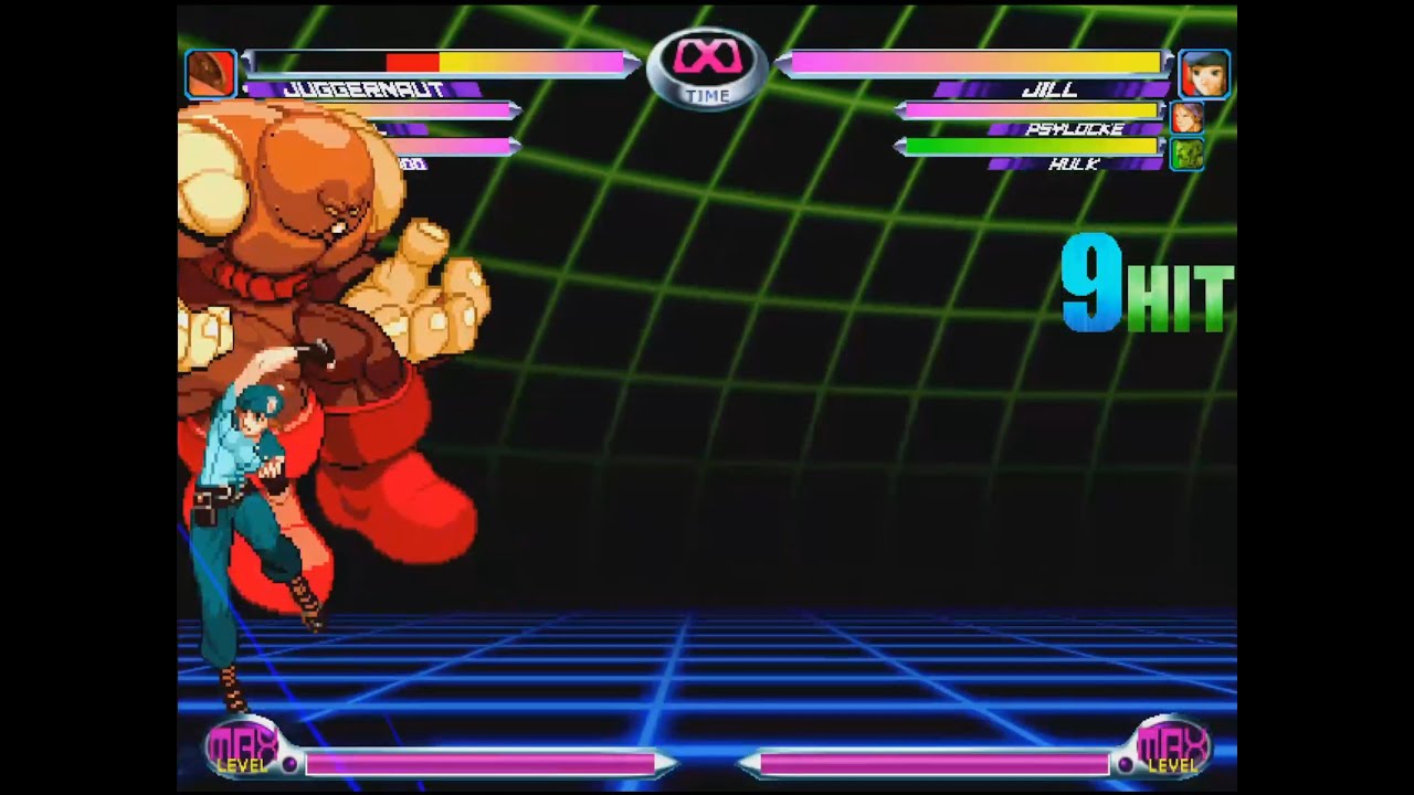 MvC2: Jill Zombie Combo to Corner Crossup 80% Sequence - YouTube