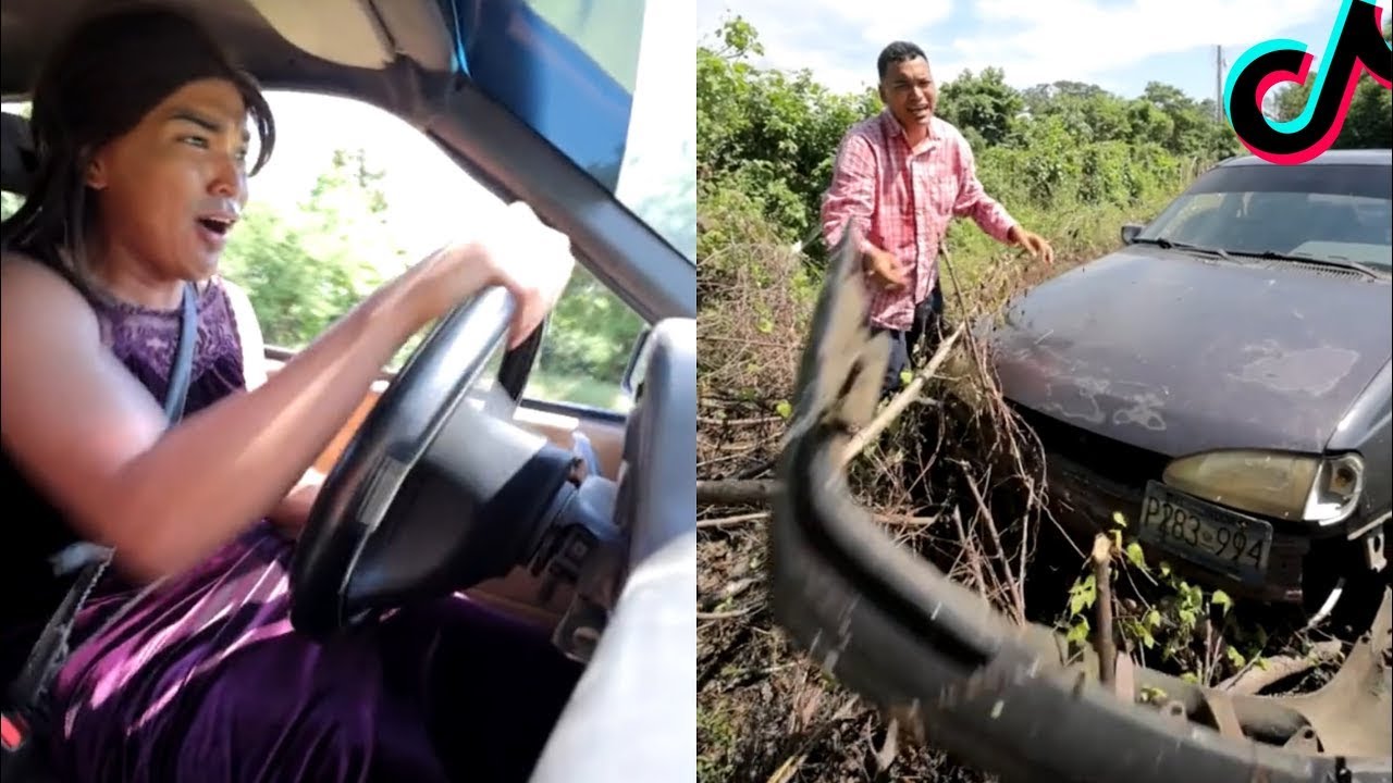LA MAMÁ DE LARIN CHOCÓ EL CARRO | NUEVOS TIKTOK ALFREDO LARIN | LAS ...