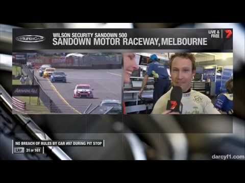 V8 Supercars Sandown 2014 Reynolds Funny Garage Interview - YouTube