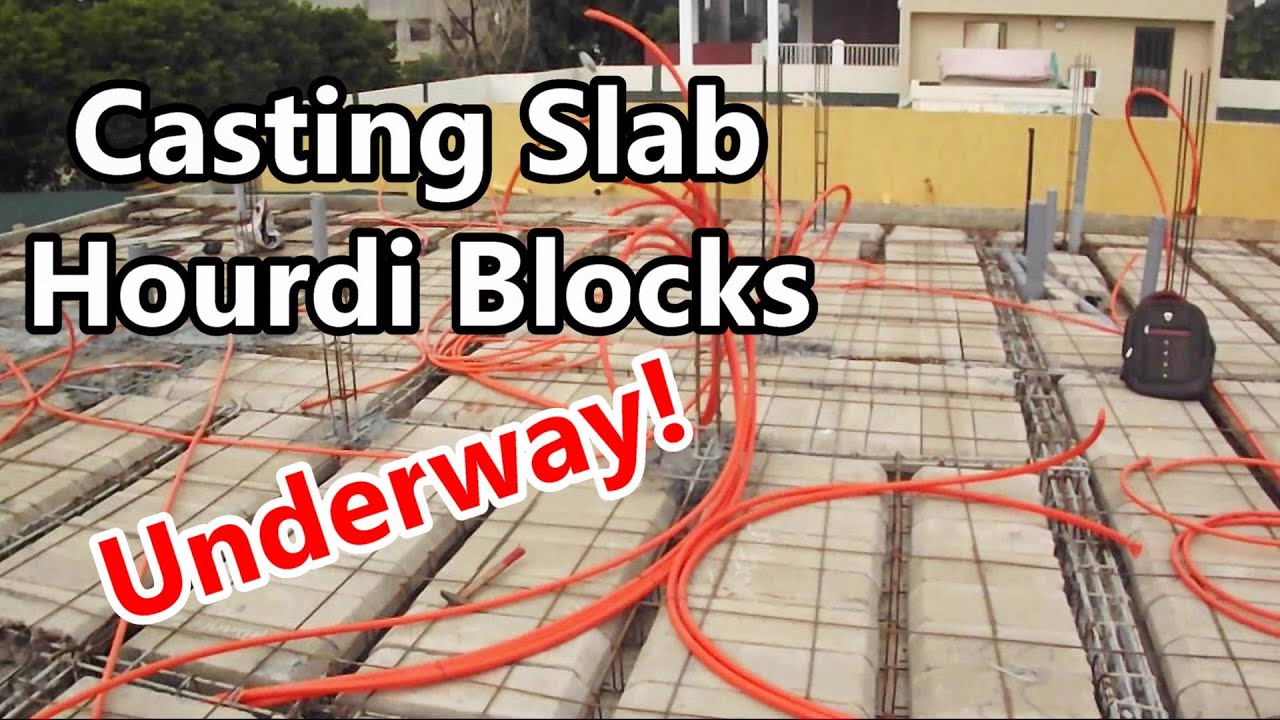 A Day Casting Concrete Slab Using Hourdi Blocks Ep1 - YouTube